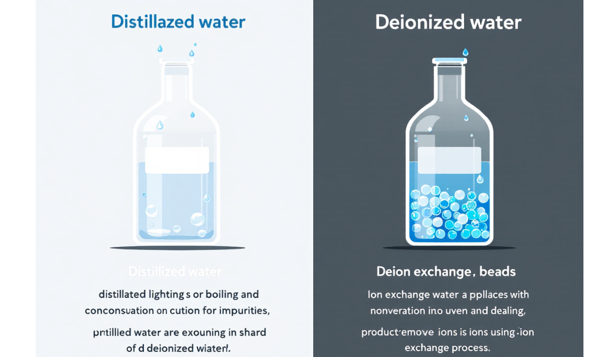 What is the Difference Between Distilled and Deionized Water